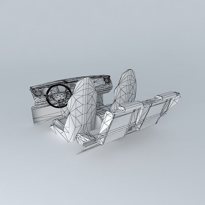 Car interior with details free 3D model | CGTrader