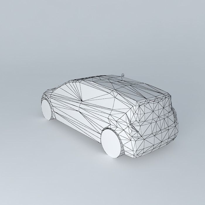 Monospace car template template NEG free 3D model | CGTrader