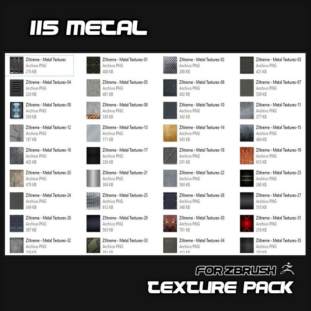 115 METAL PACK TEXTURES Texture | CGTrader