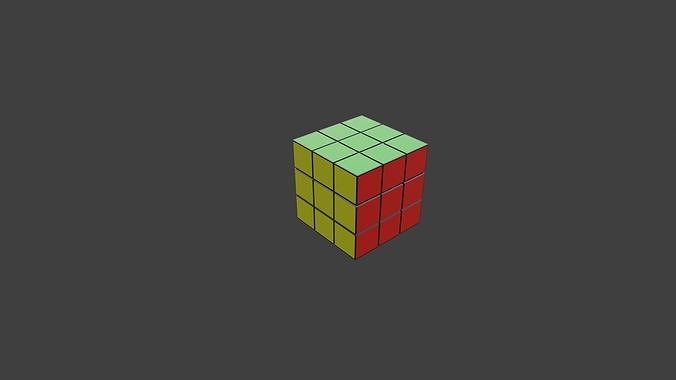 Rubix Cube free VR / AR / low-poly 3D model | CGTrader
