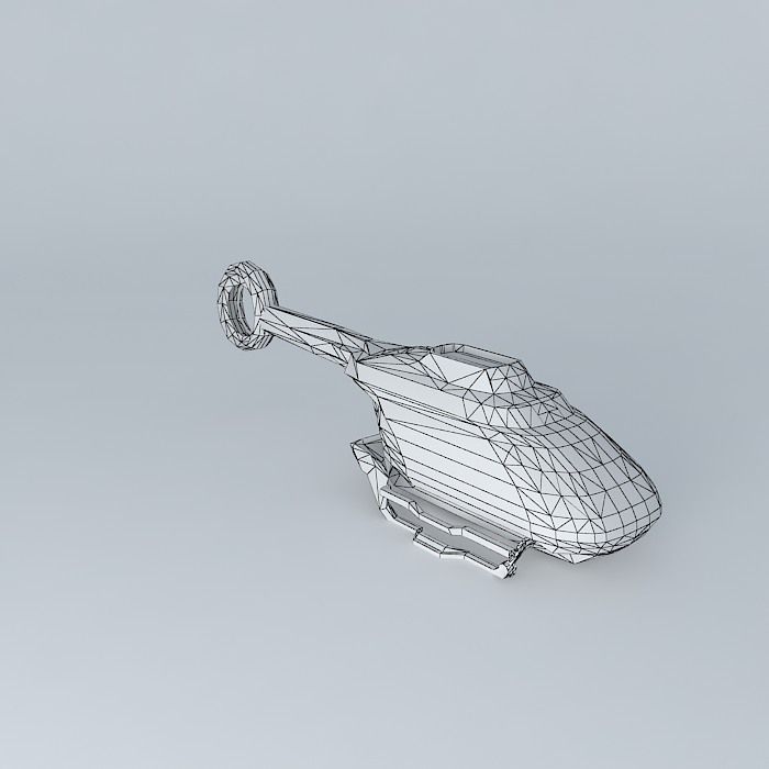 Helicopter Template free 3D model | CGTrader