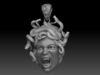 medusa pendant 3D model 3D printable | CGTrader