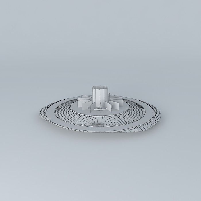 Rotonda San Vicente del Raspeig free 3D model | CGTrader