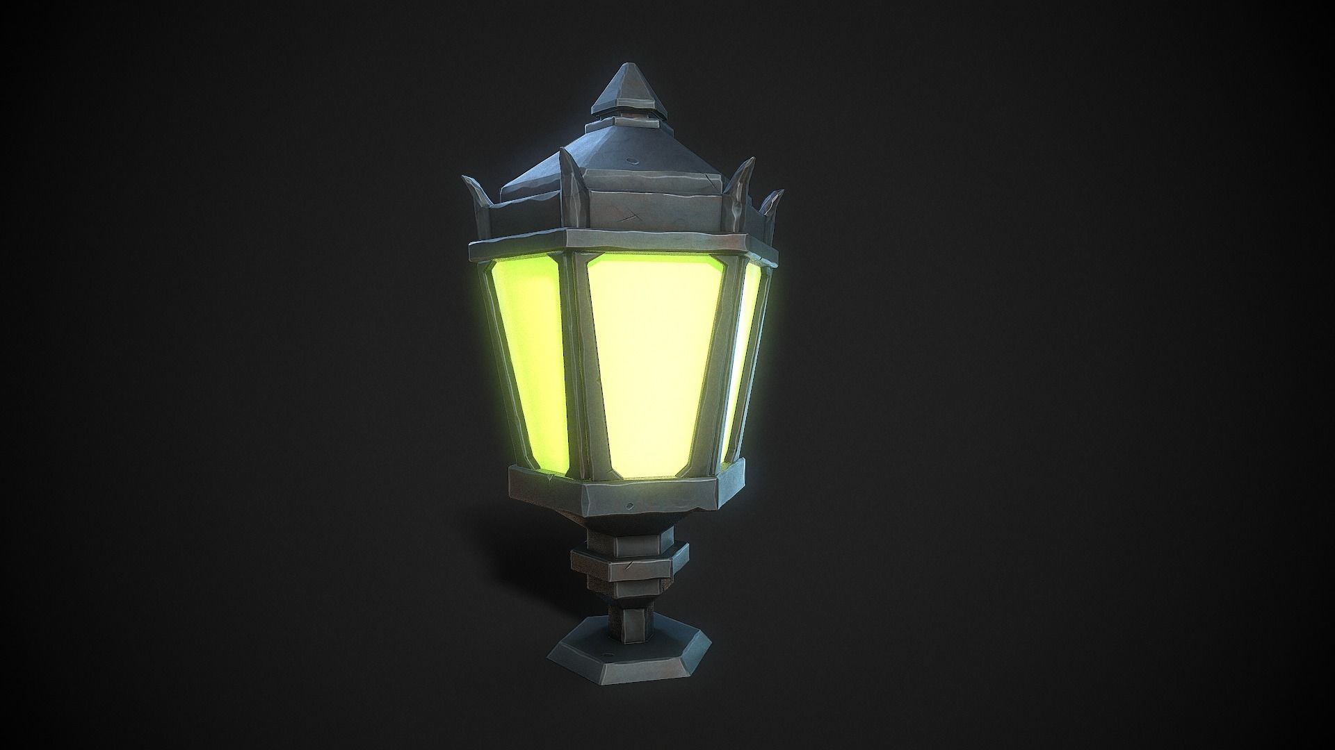 3D model Stylized Lanterns VR / AR / low-poly | CGTrader