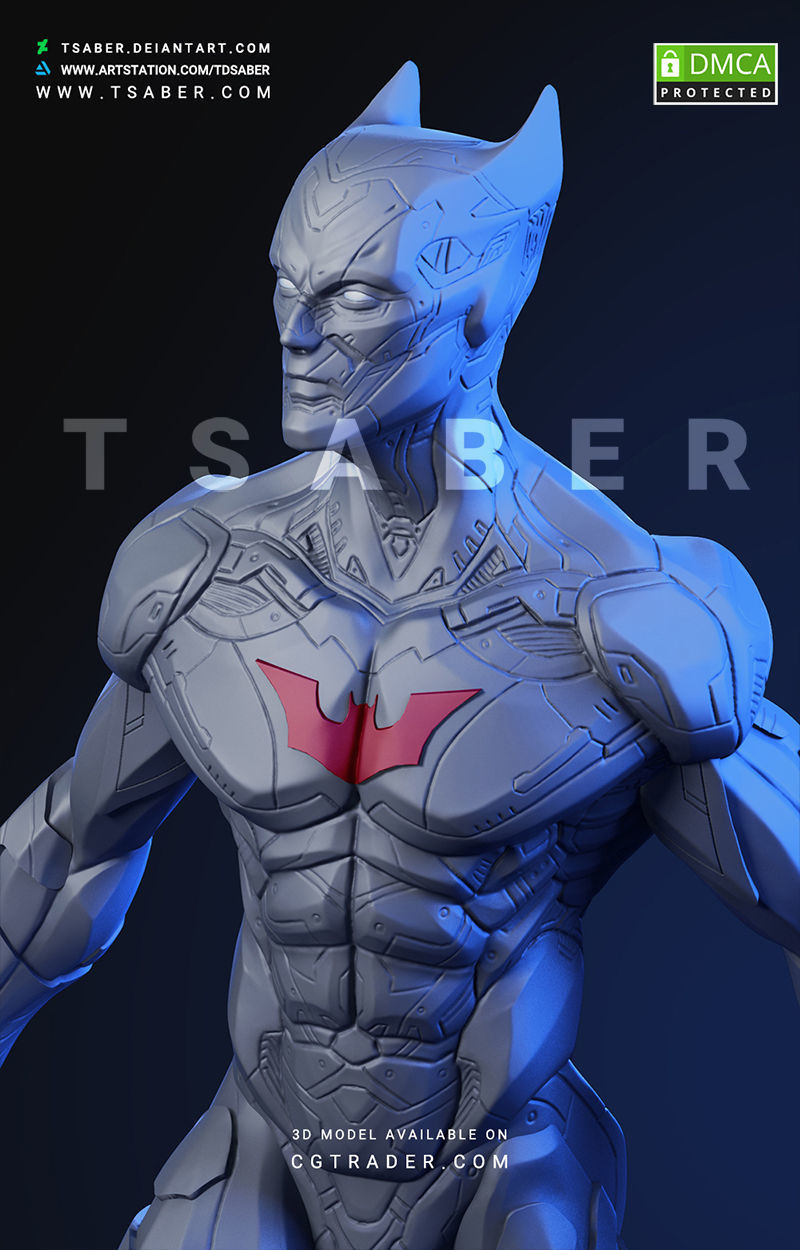 Batman Beyond Statue - DC Collectibles 3D model 3D printable | CGTrader
