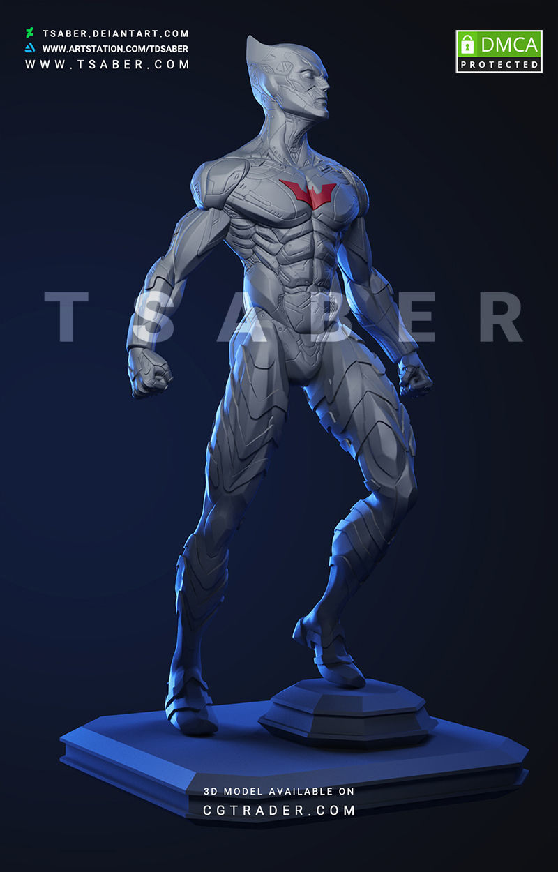 Batman Beyond Statue - DC Collectibles 3D model 3D printable | CGTrader