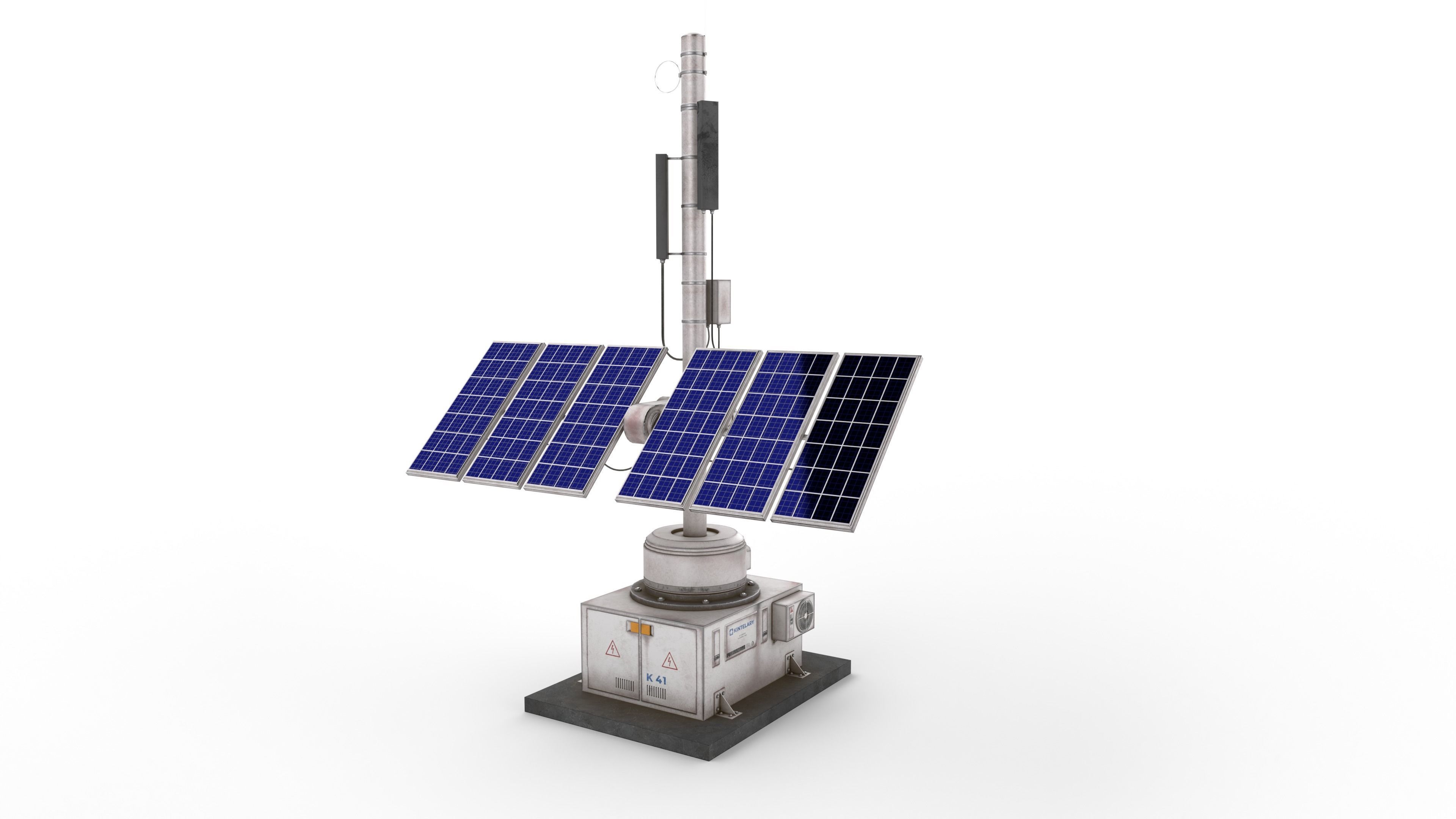 3D model Solar Panels Set and Pack Source Files Attached 8K Textures VR ...