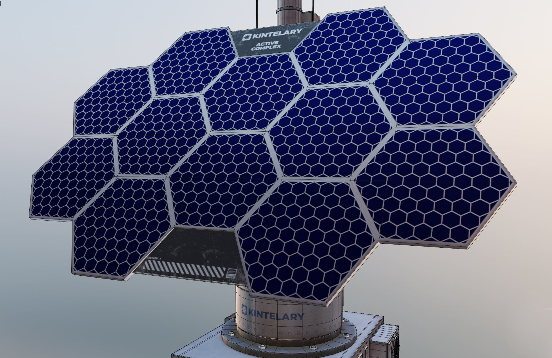 3D model Solar Panels Set and Pack Source Files Attached 8K Textures VR ...