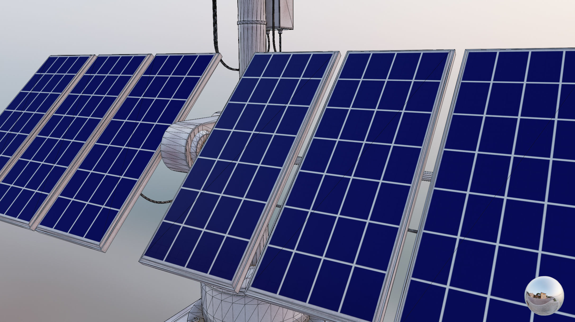 3D model Solar Panels Set and Pack Source Files Attached 8K Textures VR ...