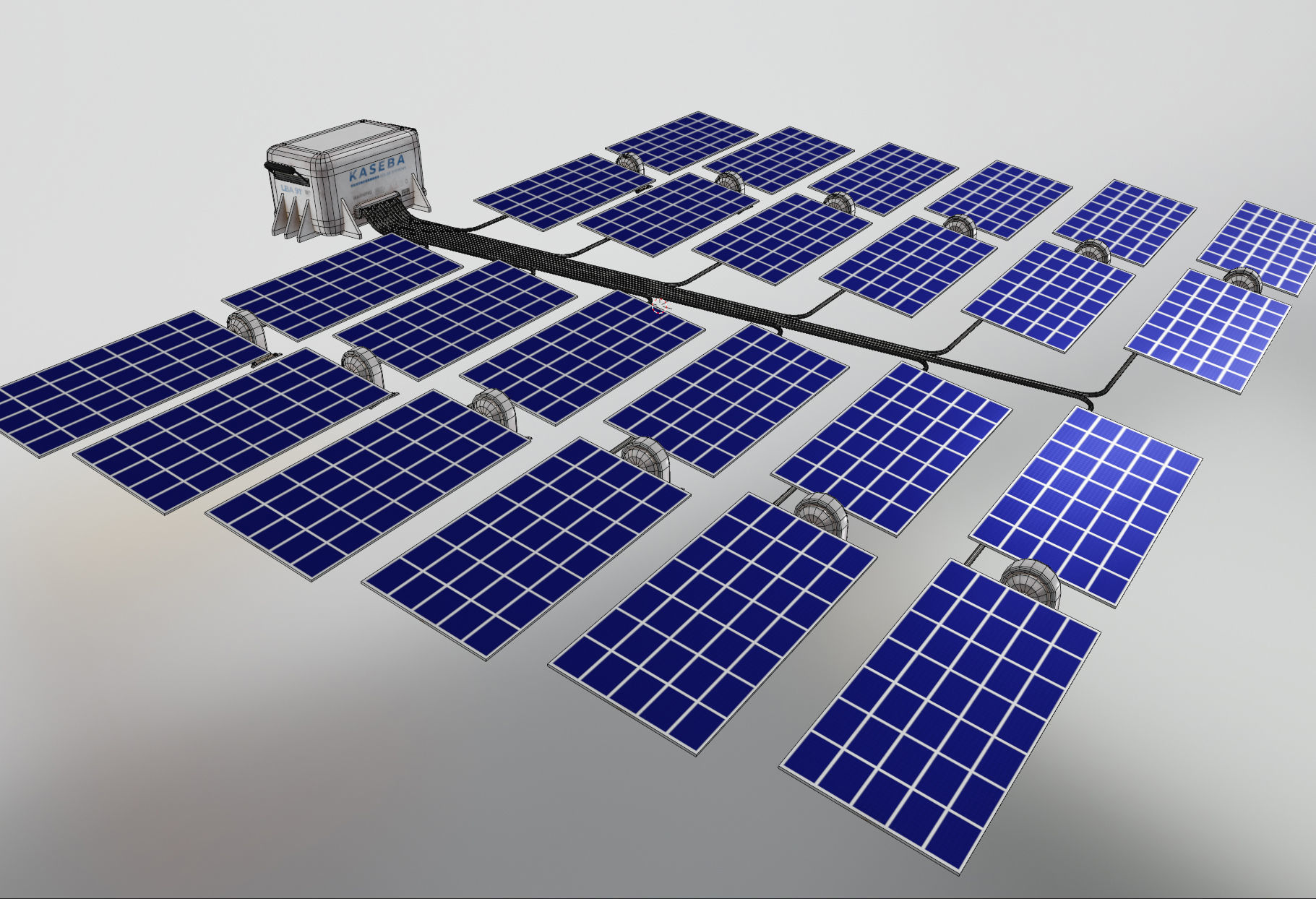 3D model Solar Panels Set and Pack Source Files Attached 8K Textures VR ...