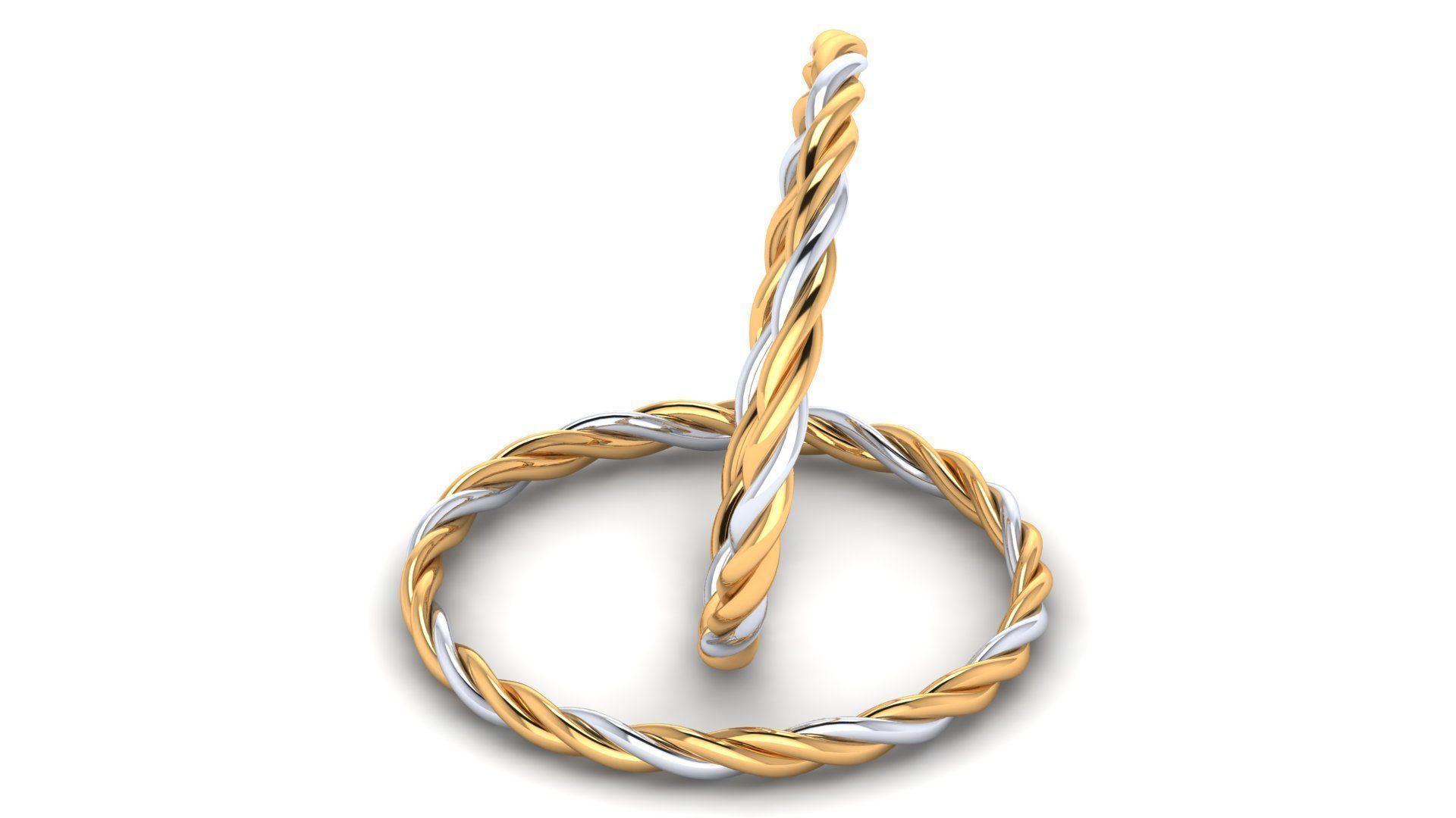 Gold Bangle Bracelet 3D model 3D printable | CGTrader