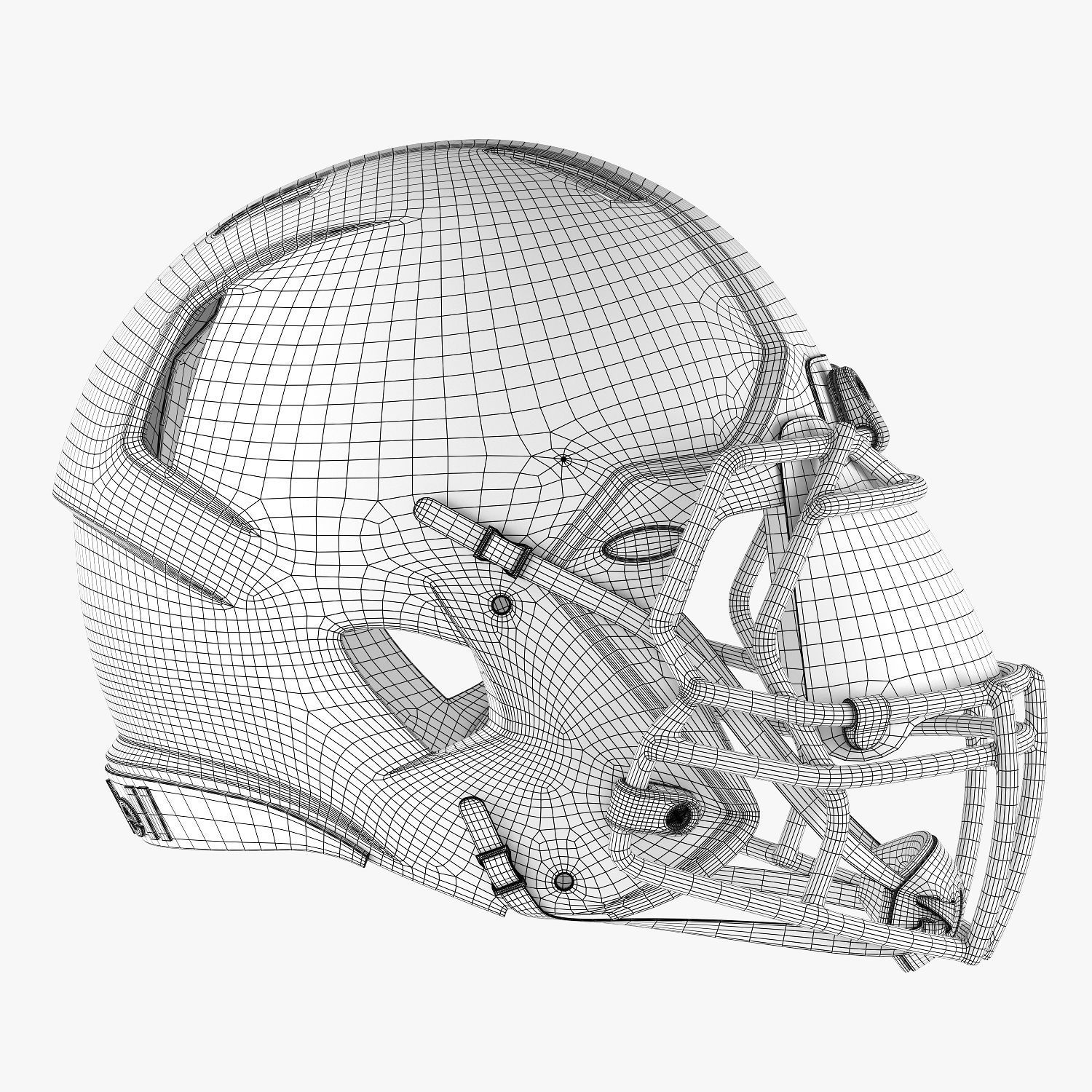 Riddell speed helmet 3D model | CGTrader