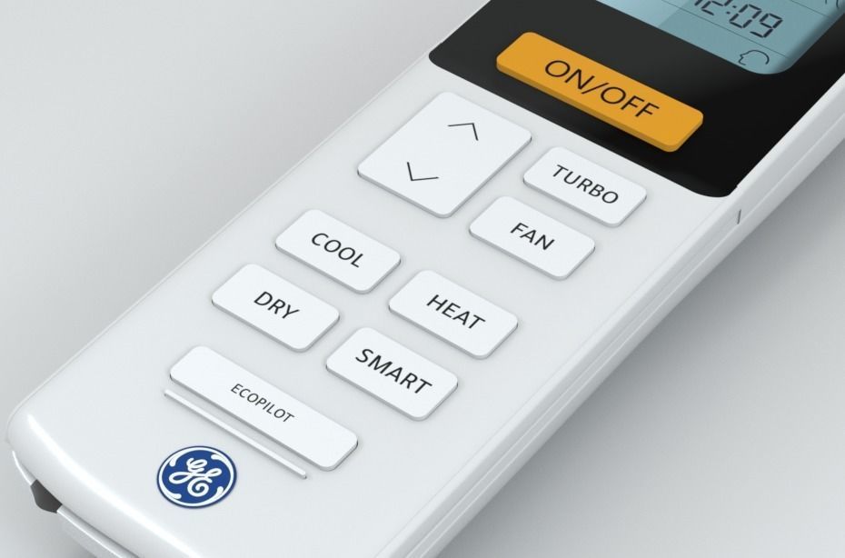 Realistic Air Conditioner Remote 3D model 3D model animated rigged ...