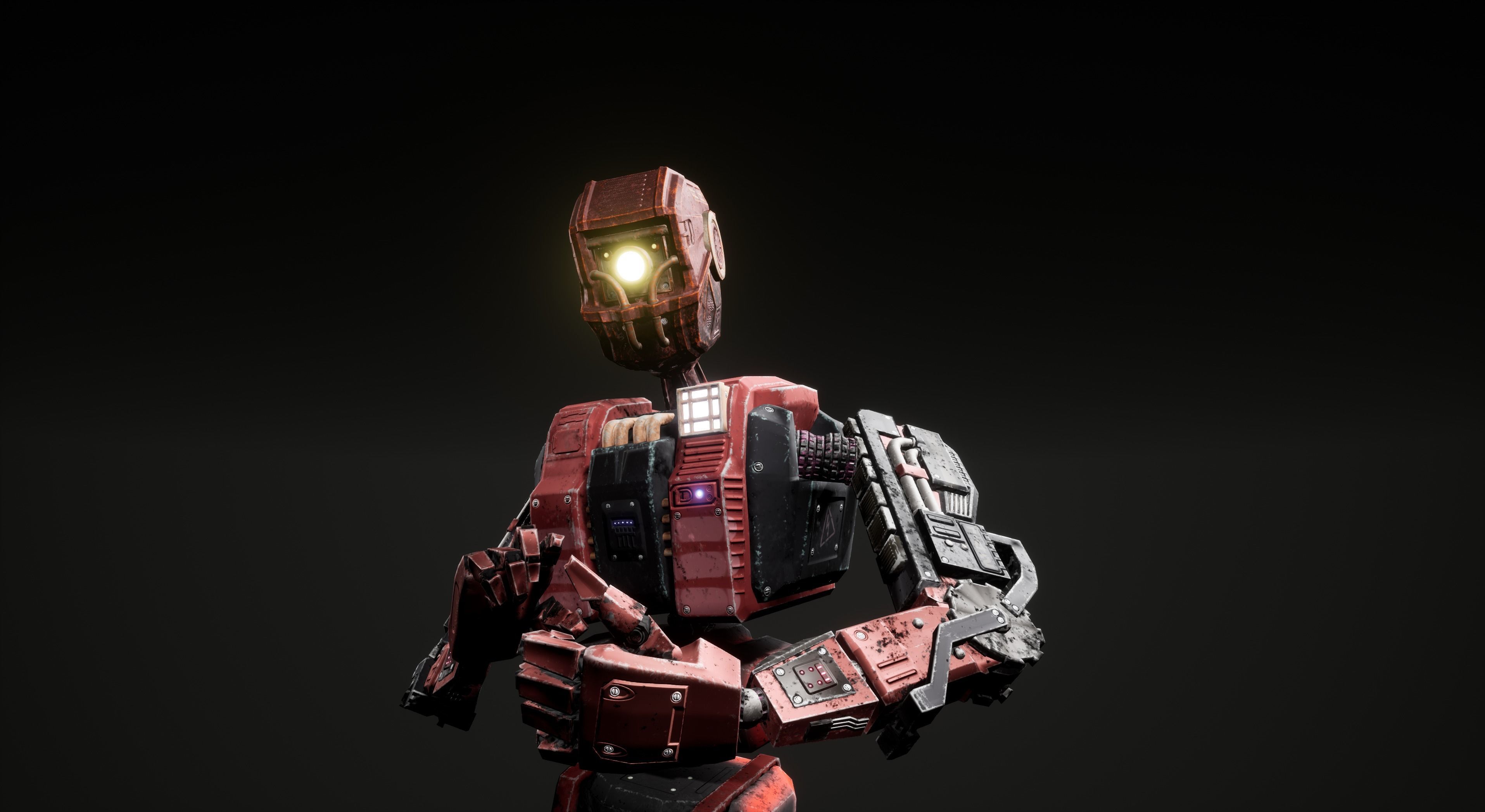 3D model Customize Robot VR / AR / low-poly rigged | CGTrader