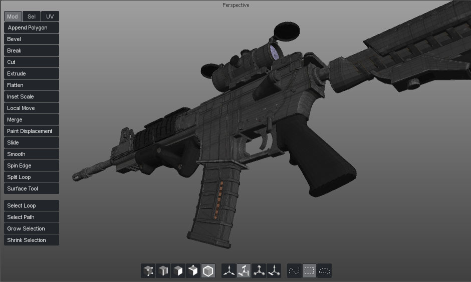 M86 Assult Rifle 3D model | CGTrader