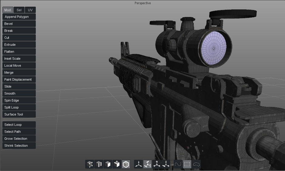 M86 Assult Rifle 3D model | CGTrader