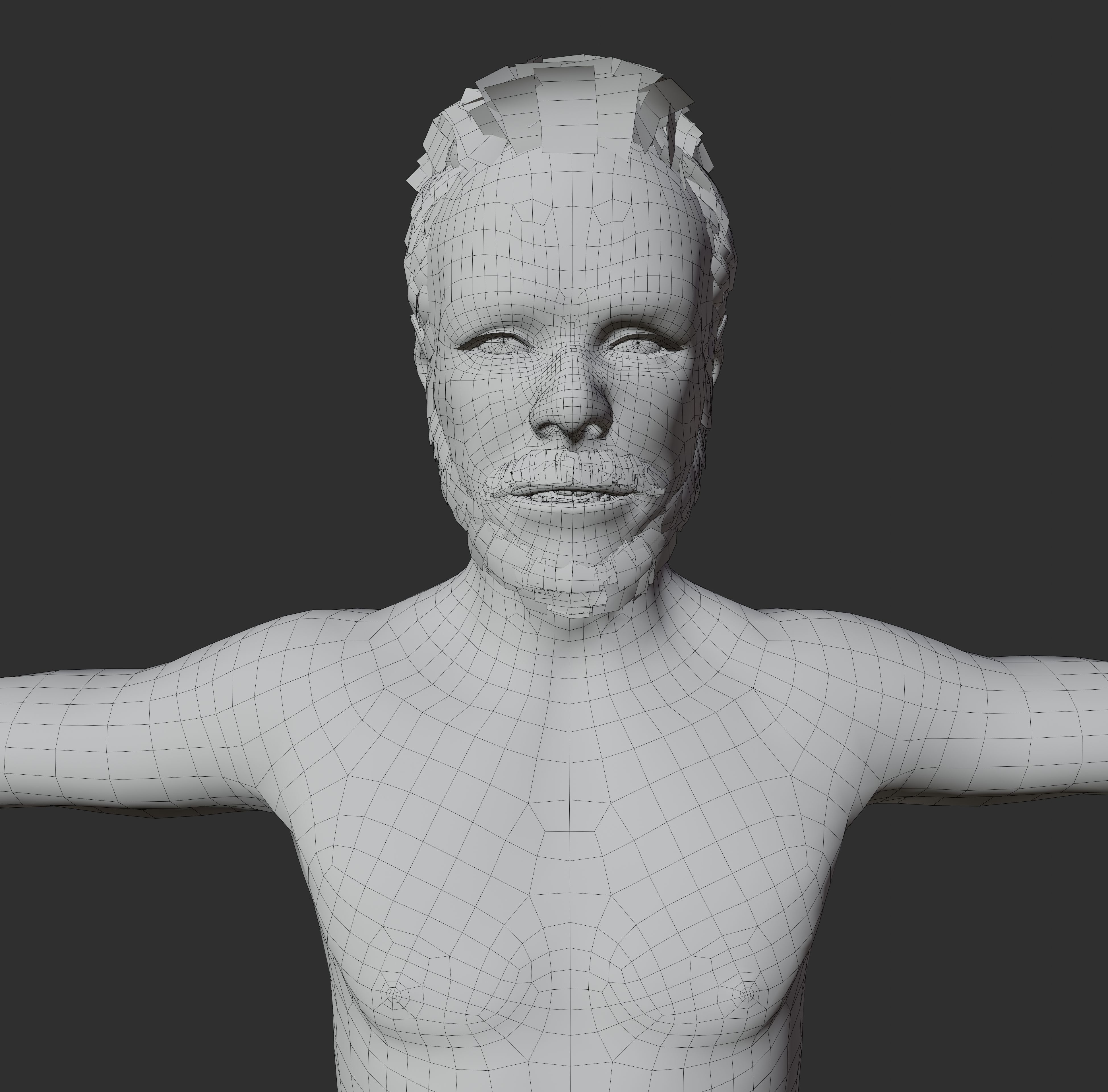 Dr Monty Zombie Killing Machine free VR / AR / low-poly 3D model rigged ...