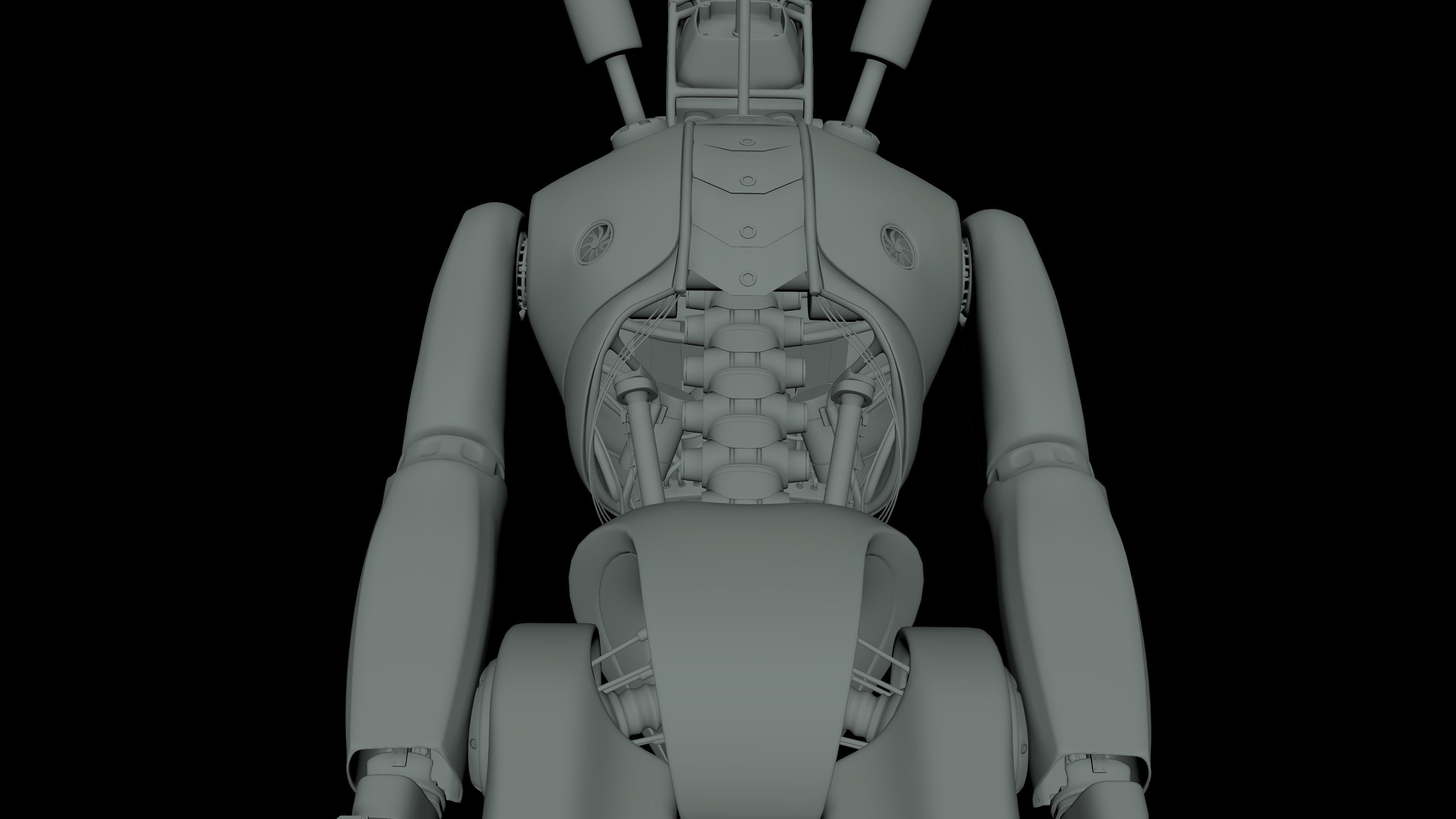Robot humanoid 3D model | CGTrader