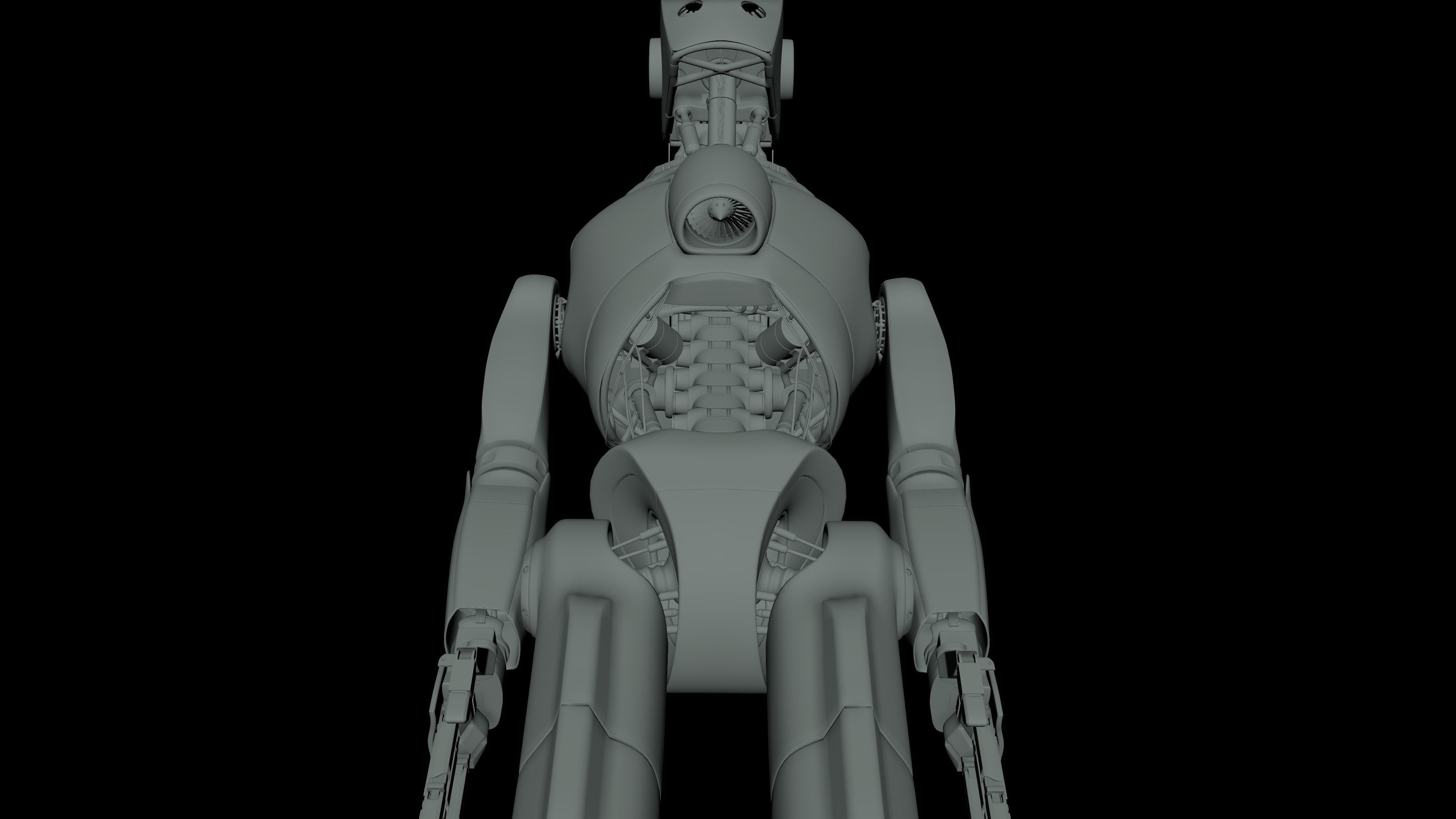 Robot humanoid 3D model | CGTrader