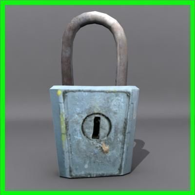 lock 3d model padlock 3D model | CGTrader