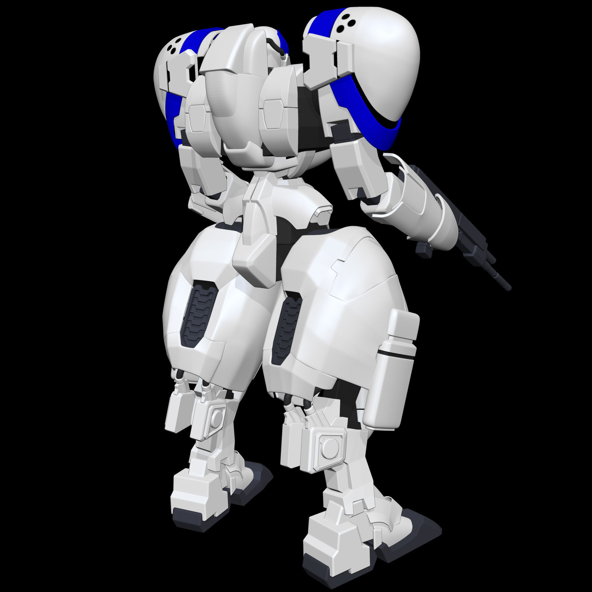 Power Loader X-4 - PD 802 - Armored Infantry - Power Dolls 3D model ...