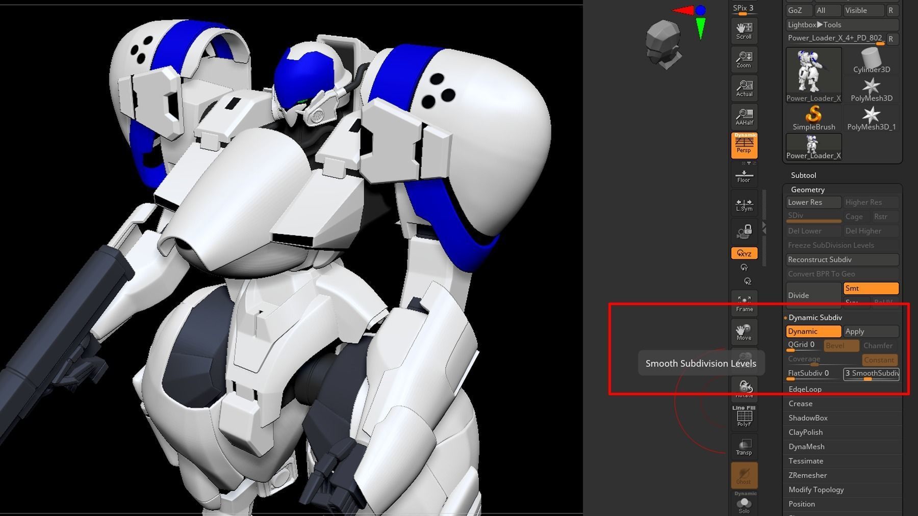 Power Loader X-4 - PD 802 - Armored Infantry - Power Dolls 3D model ...