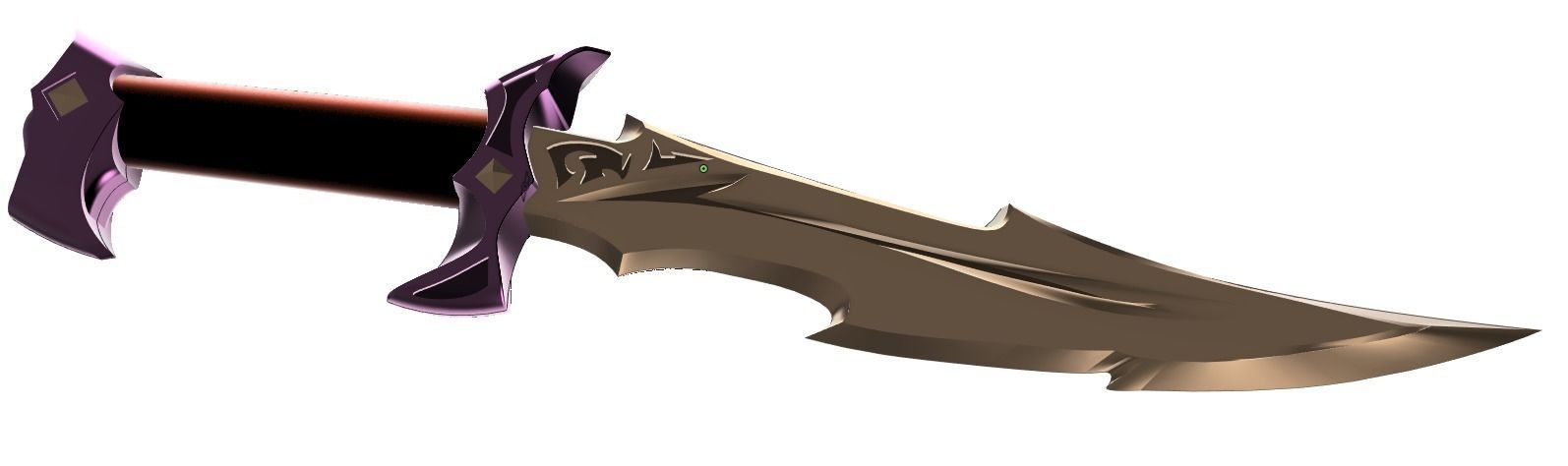 VALORANT DAGGER REAVEN SKIN 3D model 3D printable | CGTrader