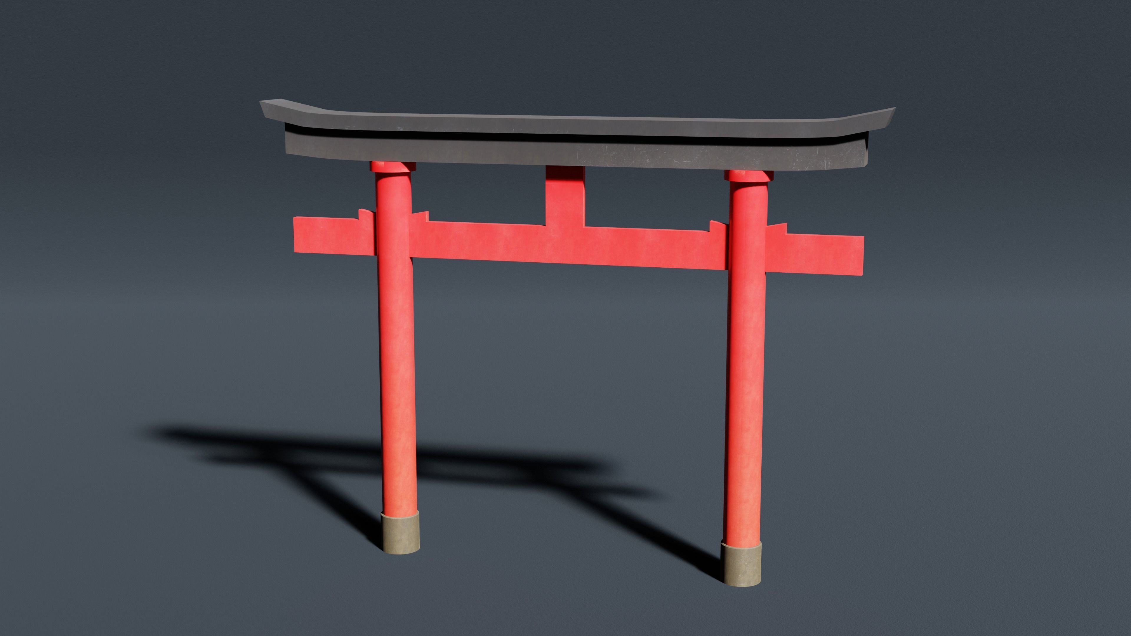 3D model Japanese Gate VR / AR / low-poly | CGTrader
