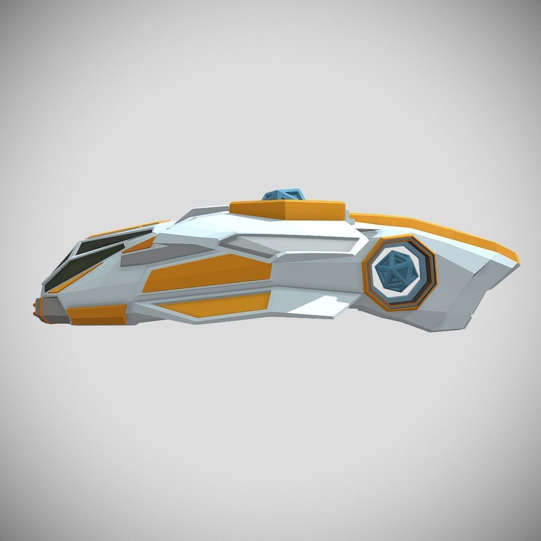 3D model SciFi RTS Vehicle - VTOL VR / AR / low-poly | CGTrader