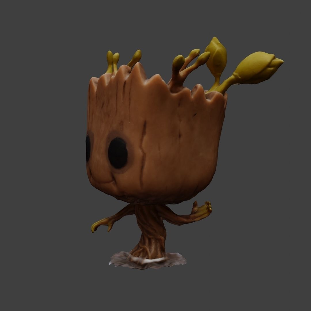 Mini Groot free VR / AR / low-poly 3D model | CGTrader