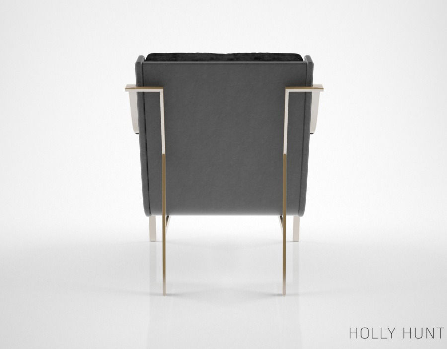 Holly Hunt Harlow Lounge Chair 3D model | CGTrader