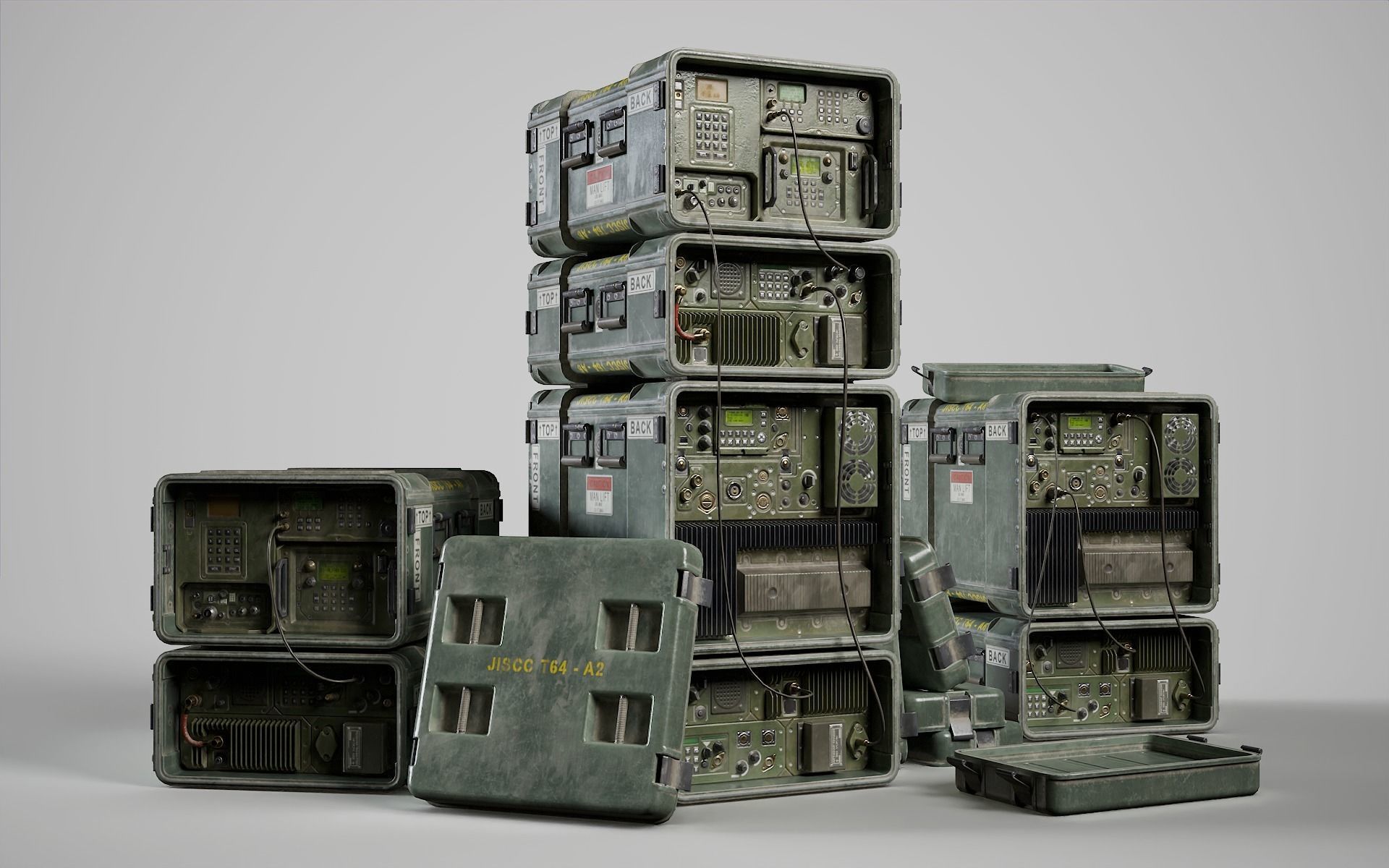 3D model Military Radio Station JISCC VR / AR / low-poly | CGTrader