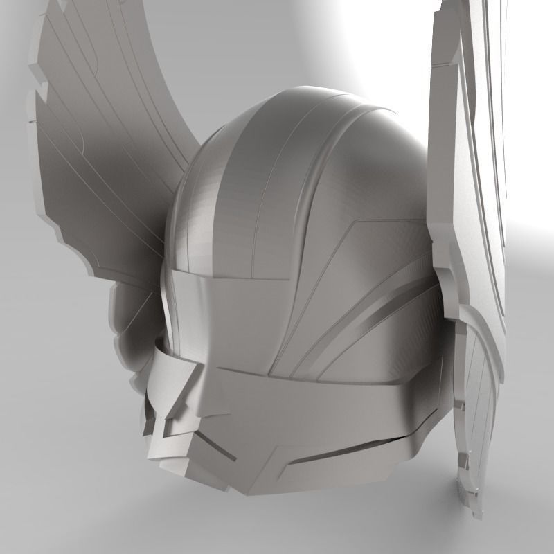 3D Model of Thor Helmet 3D model 3D printable | CGTrader