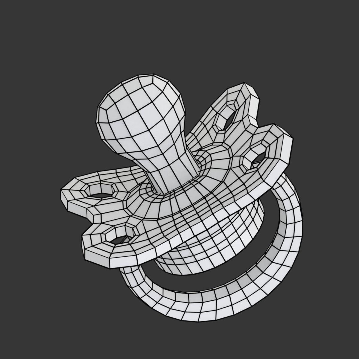 Pacifier Model 01 3D model | CGTrader