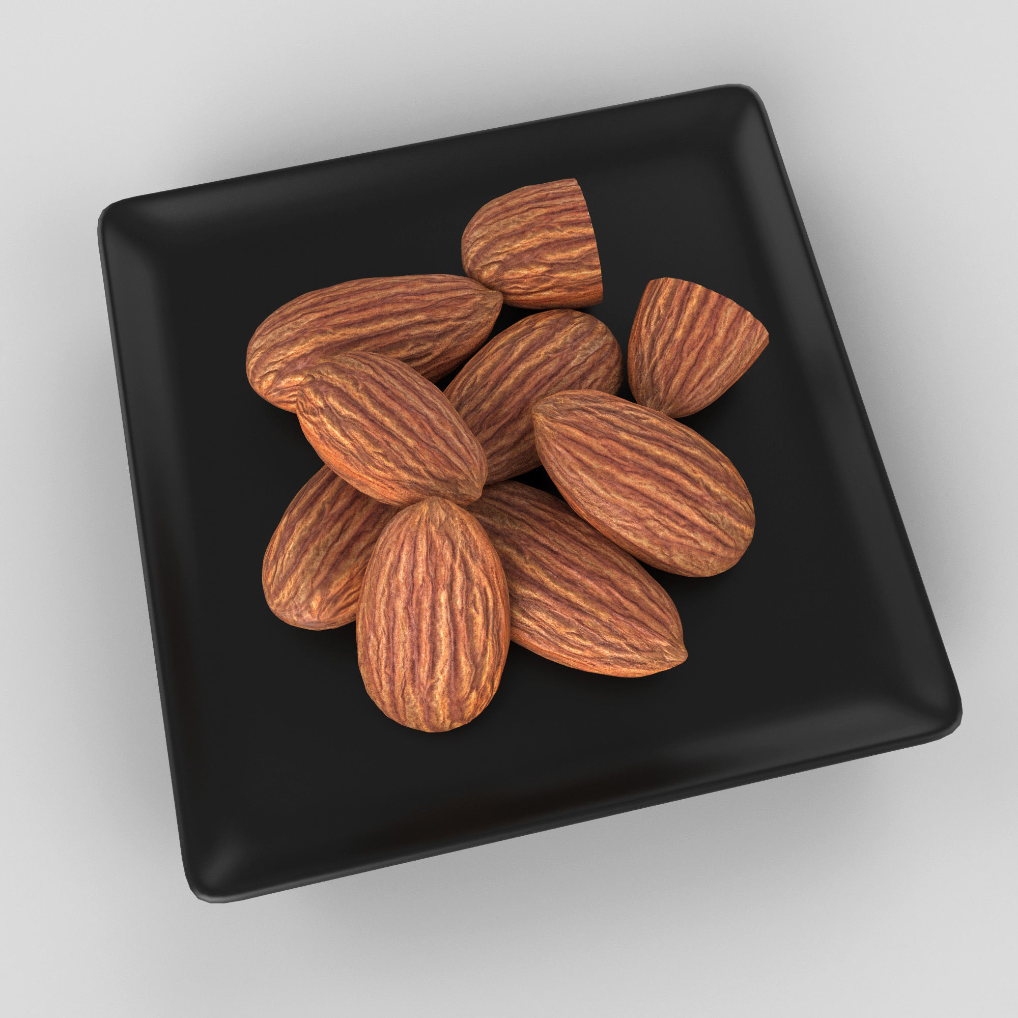 Almond 3D model | CGTrader