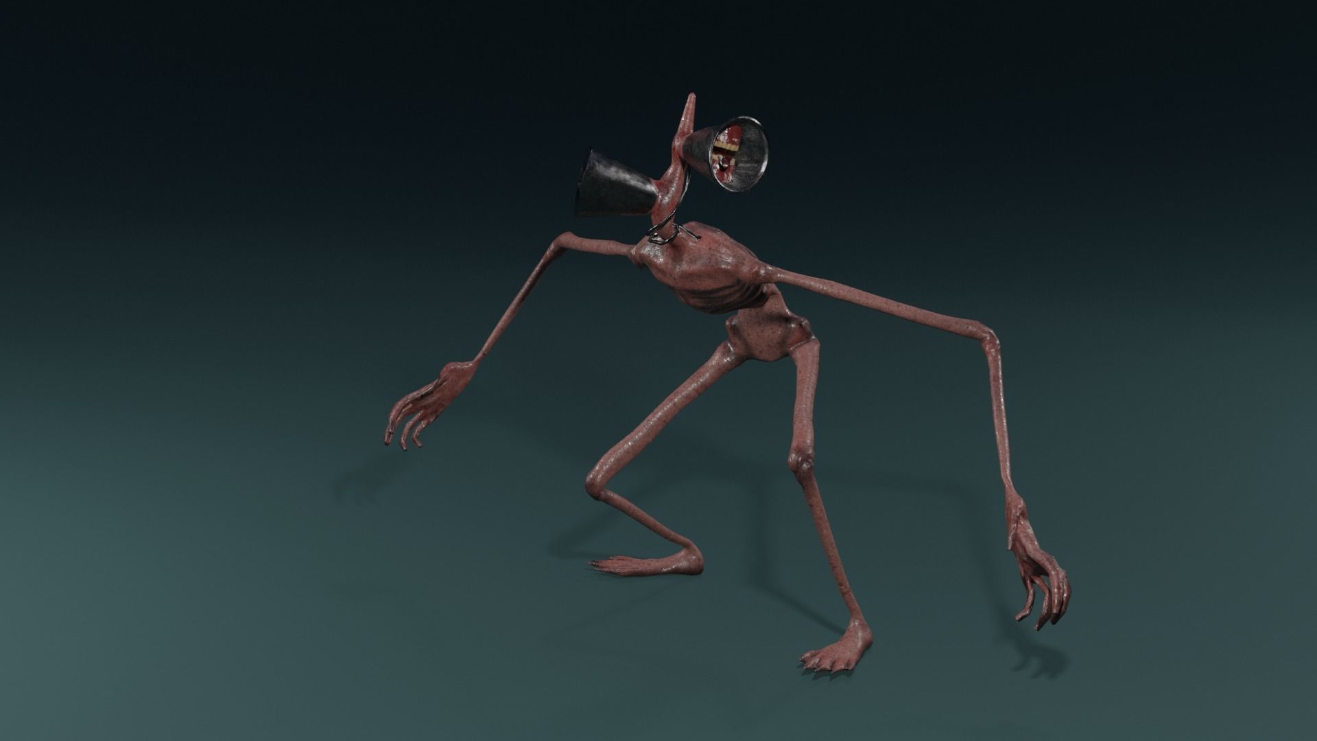 3D model Siren Head VR / AR / low-poly | CGTrader