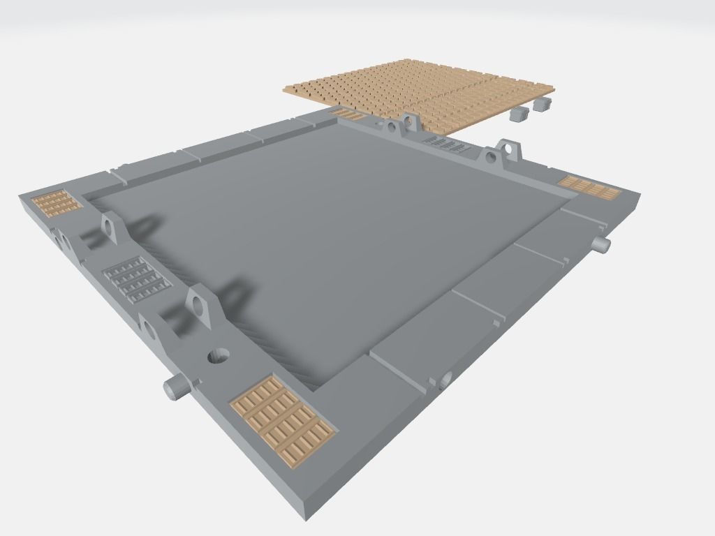 Mecha Hangar Bay Base -MHB02 B-only- free 3D model 3D printable | CGTrader
