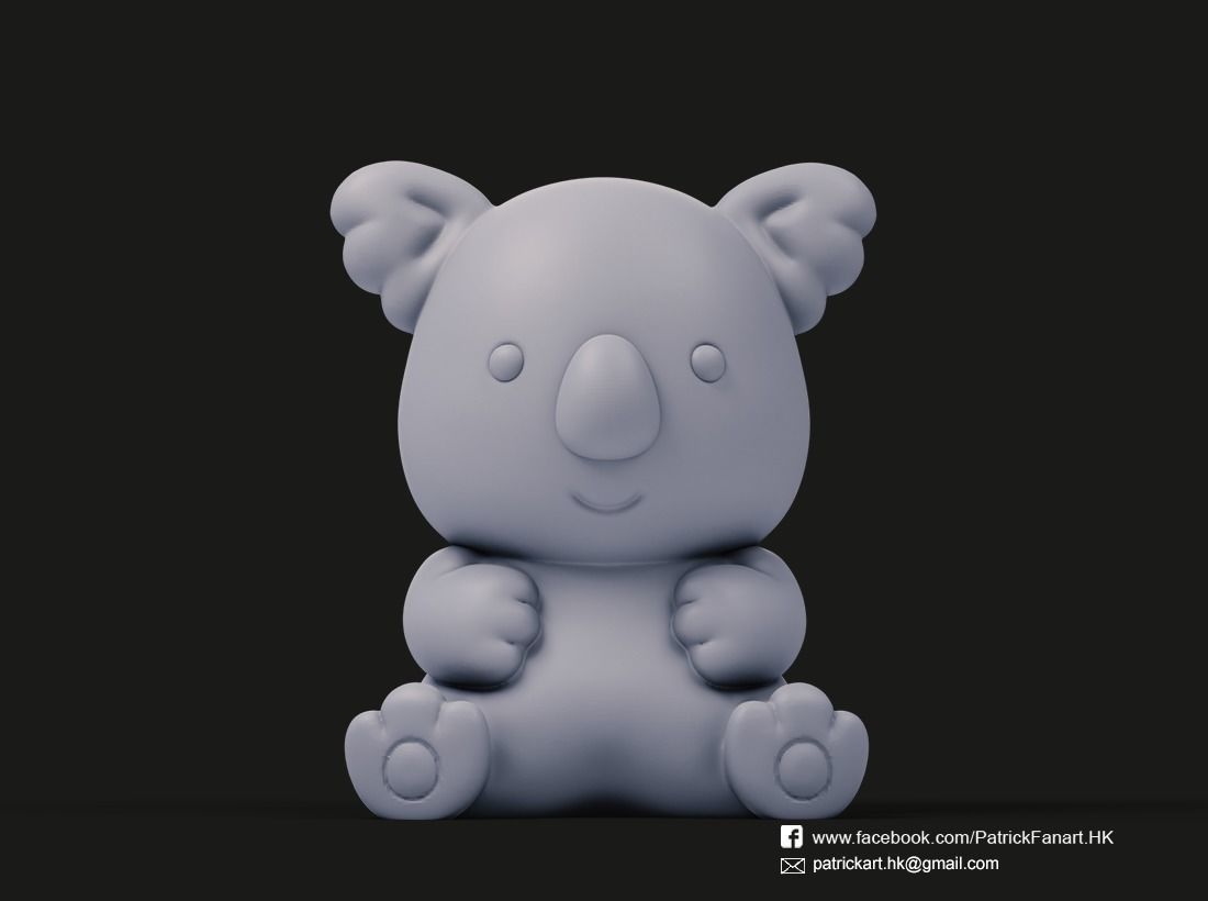 Koala-Koalas march free 3D model 3D printable | CGTrader