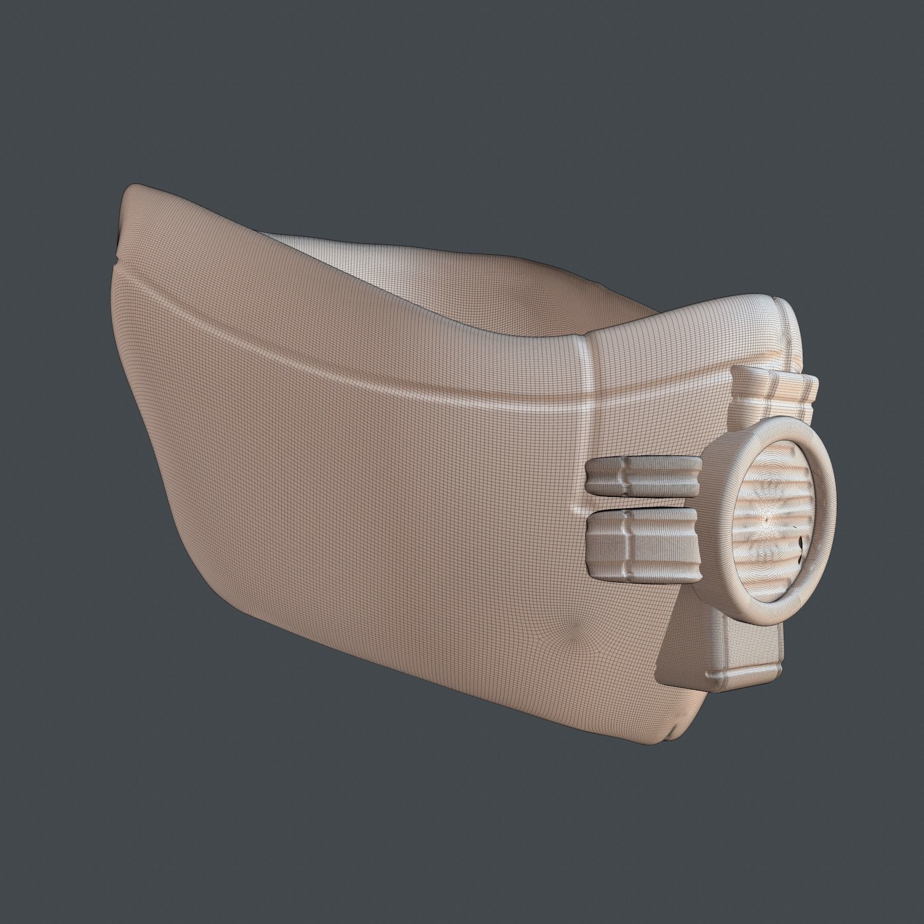 gas mask scifi high poly sculpt ver7 3d printable 3D model 3D model ...