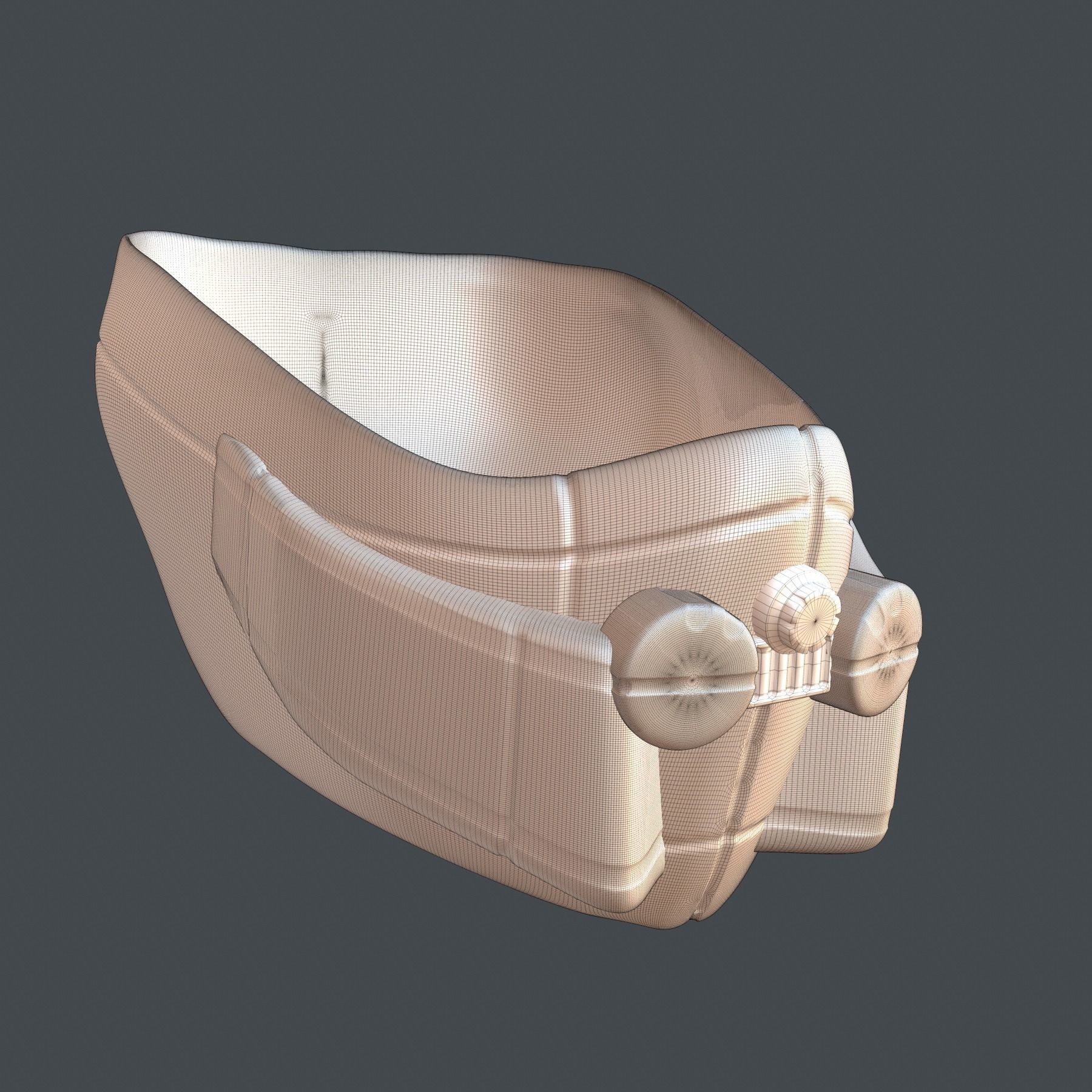 gas mask sculpt ver4 3d printable 3D model 3D model | CGTrader