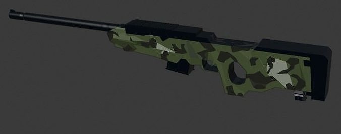 AWM SNIPER free VR / AR / low-poly 3D model | CGTrader