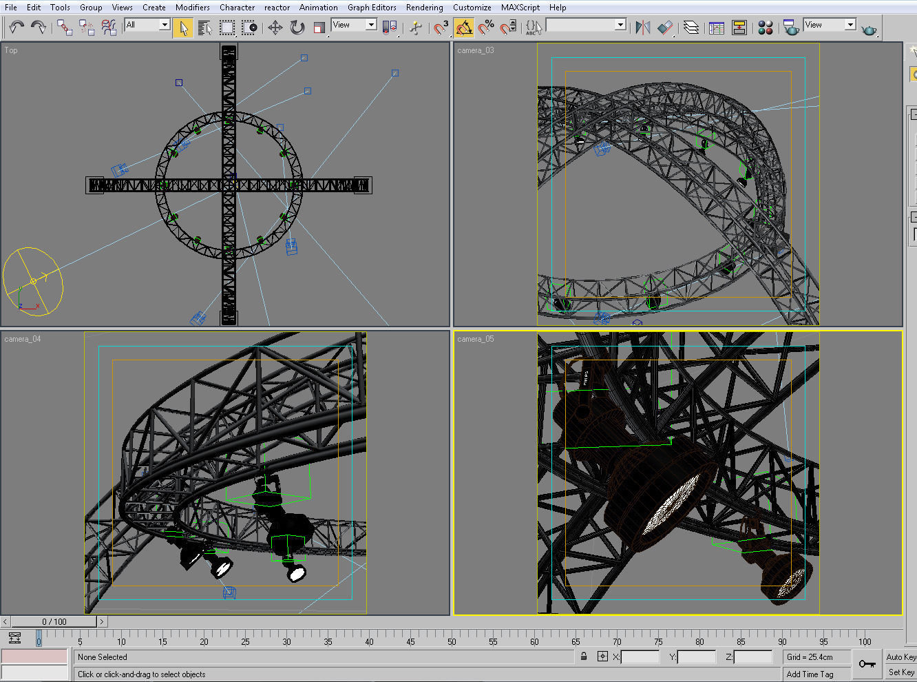 Metallic Structure Truss 01 3d Model Cgtrader