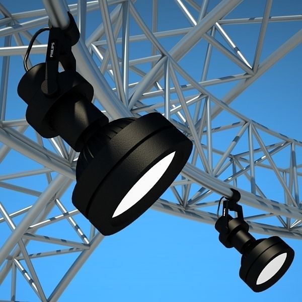 Metallic Structure Truss 01 3d Model Cgtrader