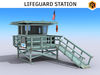 3D model Lifeguard Station VR / AR / low-poly | CGTrader