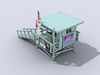3D model Lifeguard Station VR / AR / low-poly | CGTrader