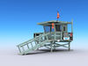 3D model Lifeguard Station VR / AR / low-poly | CGTrader