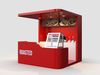 Booth 1 roasted food kiosk 3D model | CGTrader