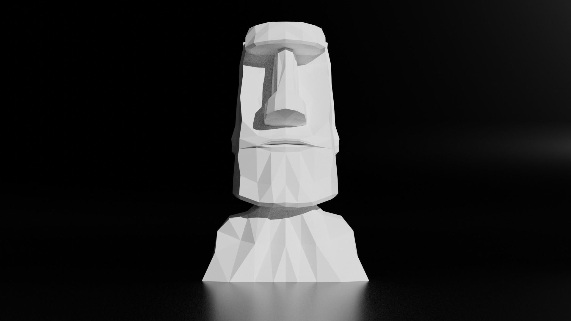 Moai Statue LowPoly 3D model | CGTrader
