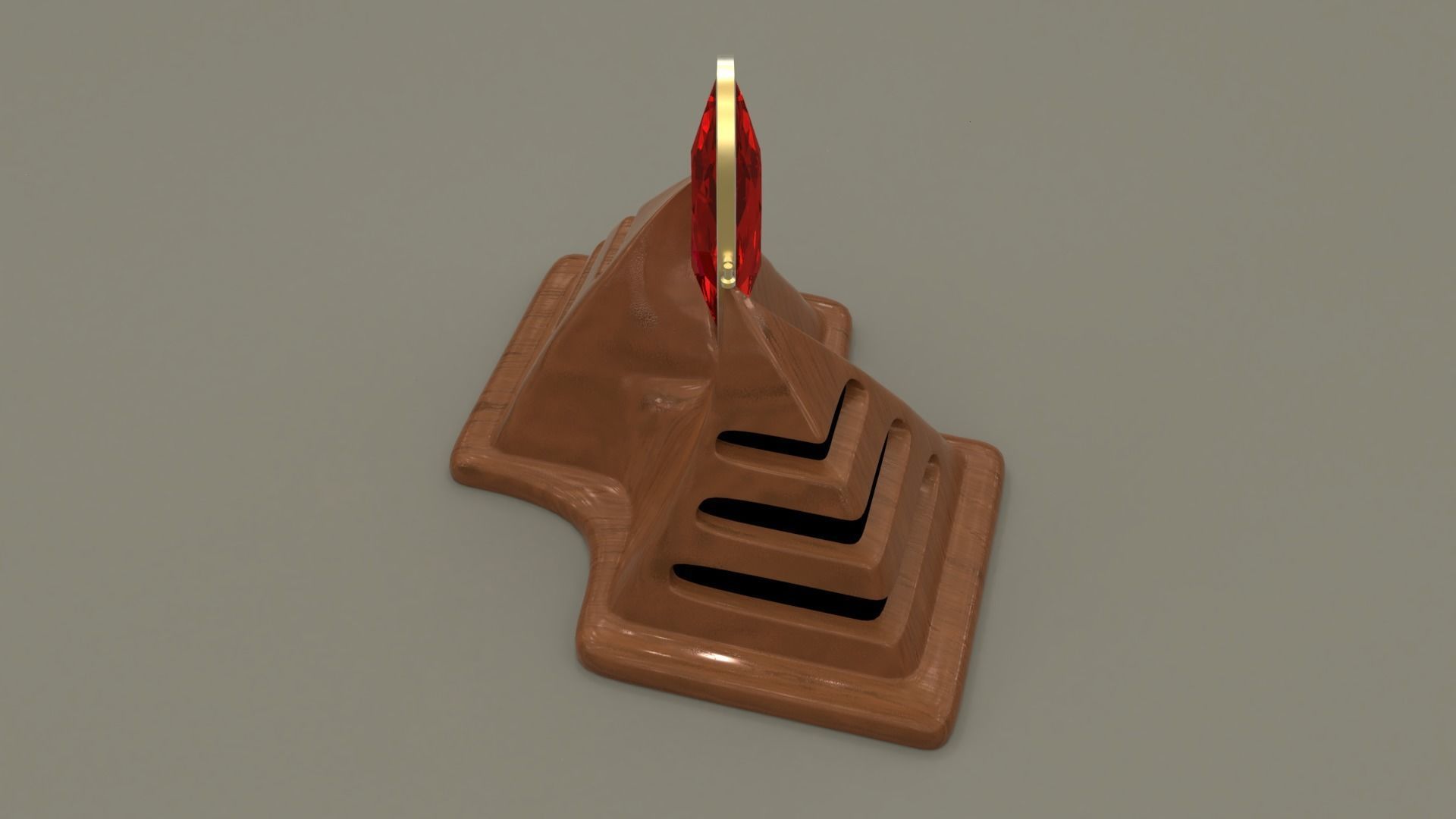 Pyramid decor 3D model | CGTrader