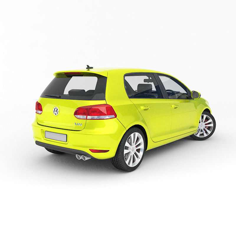 VW Golf 3D model | CGTrader